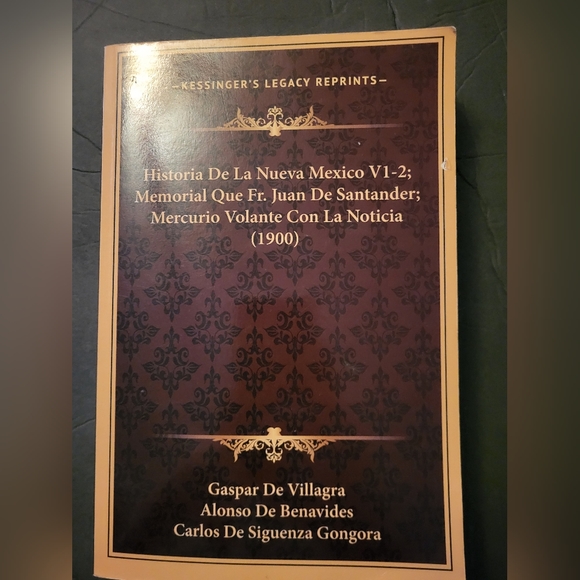 Kessinger's Publishing | Other | Kessingers Legacy Reprints Historia De ...